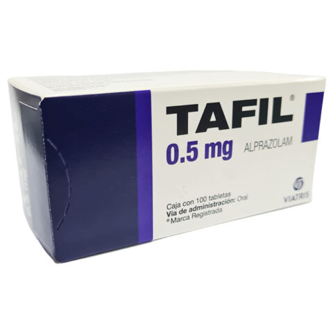 TAFIL 0.5mg Alprazolam – Farmacias Julios Panamá