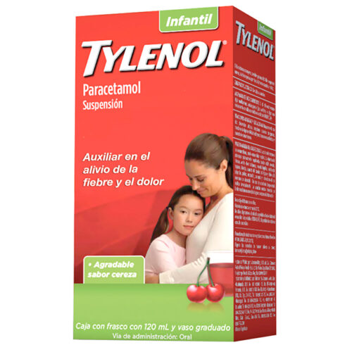 Tylenol Infantil (Paracetamol) 120ml - Sabor Cereza - Farmacias Julios ...