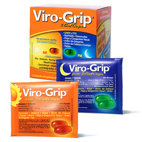 Viro-Grip Gel Caps AM/PM (Capsulas de Gel) – Farmacias Julios Panamá