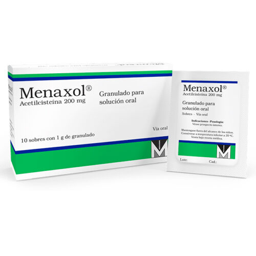 Menaxol Acetilcisteína 200mg – Farmacias Julios Panamá