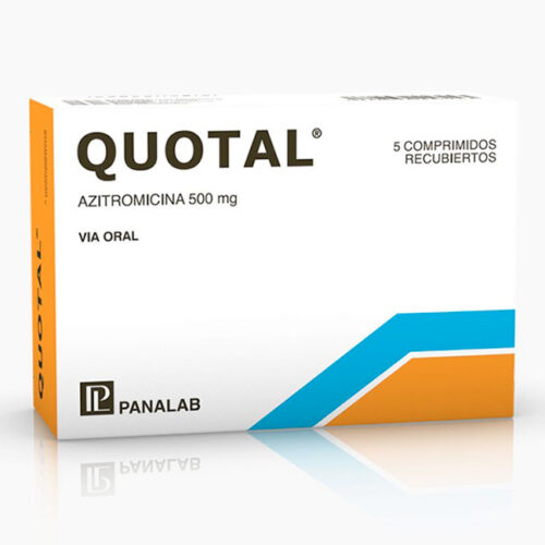 Quotal (Azitromicina) 500mg - Farmacias Julios Panamá