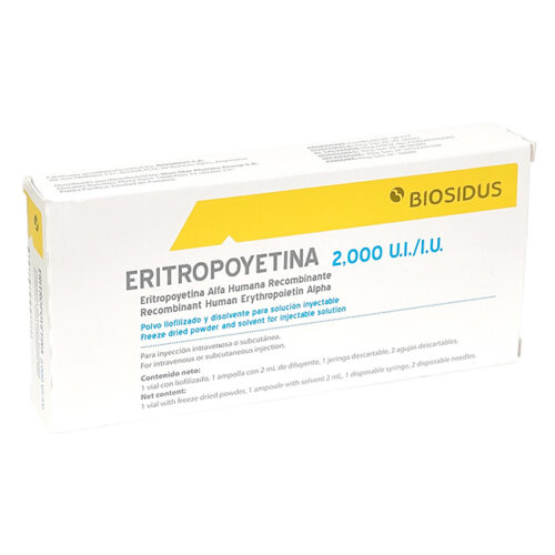 Eritropoyetina 2000 U.I. (Enfermedad Renal Crónica, Diálisis y Anemias ...