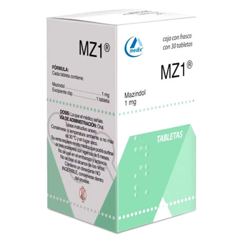 MZ1 Mazindol Tableta 1mg – Farmacias Julios Panamá