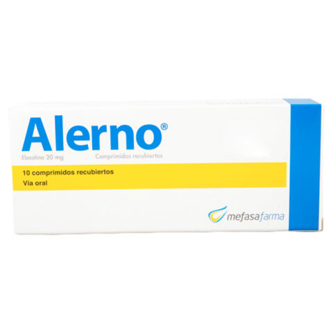 Alerno Ebastina 20mg Tratamiento Rinitis Alérgica – Farmacias Julios Panamá