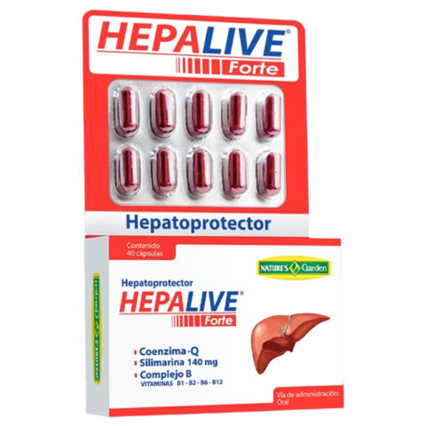 HepaLive Forte Hígado Graso Nature´s Garden - Farmacias Julios Panamá