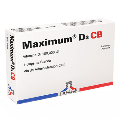 Maximum D3 CB VitaminaD3 100,000UI – Farmacias Julios Panamá