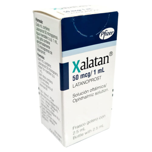Xalatan 50mcg / 1mL Latanoprost Solución Oftálmica – Farmacias Julios ...
