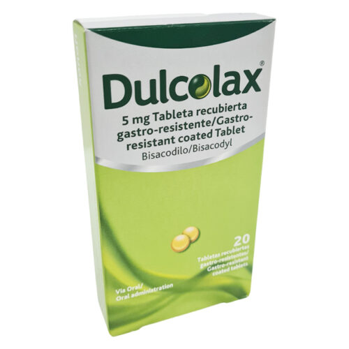 Dulcolax 5mg Gastro Resistente Bisacodilo - Farmacias Julios Panamá