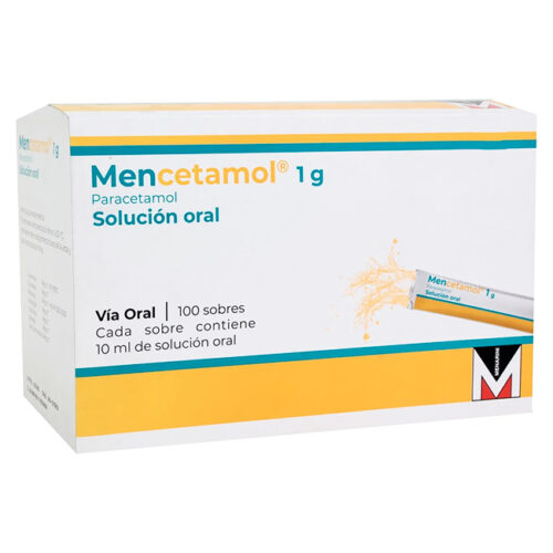 Mencetamol 1g Paracetamol 1g/10ml Solución Oral – Farmacias Julios Panamá