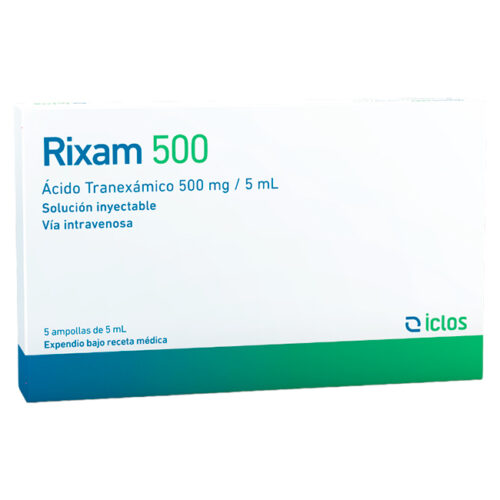 Rixam 500 mg Solución Inyectable Tratamiento de Hemorragias – Farmacias ...