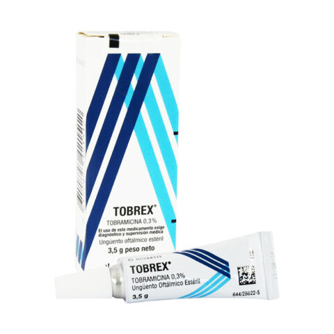Tobrex Ungüento Oftálmico 3mg/g Pomada Oftálmica - Farmacias Julios Panamá