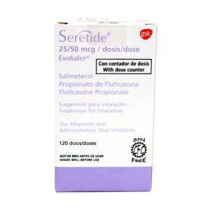 Seretide 25Mcg/50Mcg Gsk Suspensión para Inhalación 120 Dosis ...