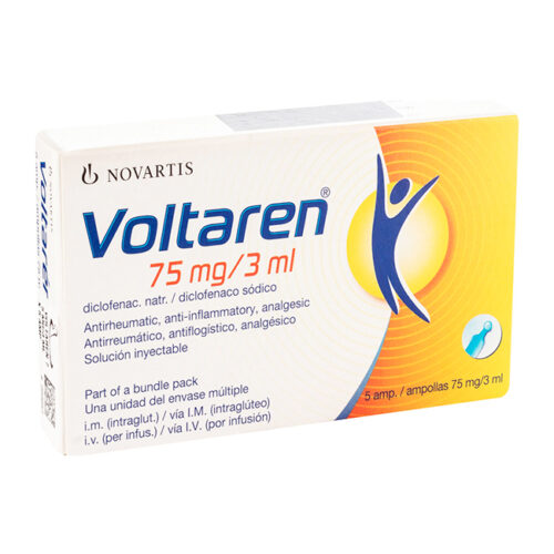 Voltaren 75mg/3ml Solución Inyectable - Farmacias Julios Panamá