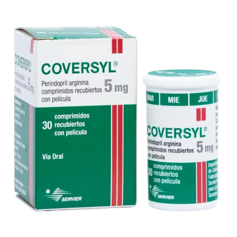 Coversyl 5 mg Perindopril Arginina Servier - Farmacias Julios Panamá
