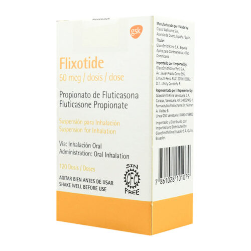 Flixotide 50Mcg Gsk Suspensión para Inhalación 120 Dosis – Farmacias ...