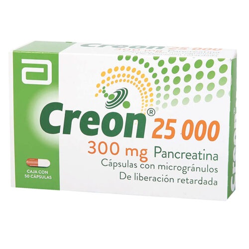 Creon 25.000 Pancreatina 300mg – Farmacias Julios Panamá