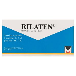 Rilaten 20mg Inyectable 2ml Tratamiento de Espasmos y Discinesias ...