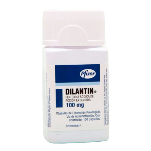Dilantin Cápsulas 100mg Anticonvulsivo Eficaz para el Control de ...