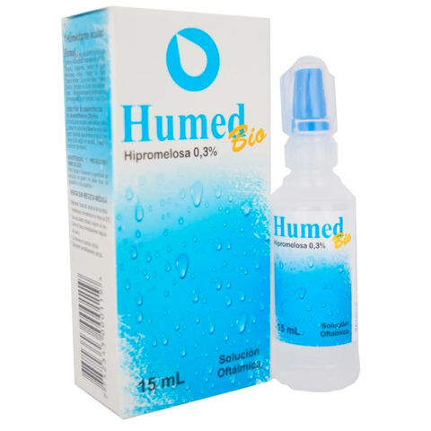 Humed Bio Solución Oftálmica 0.3% Alivio para la Sequedad Ocular 15ml ...