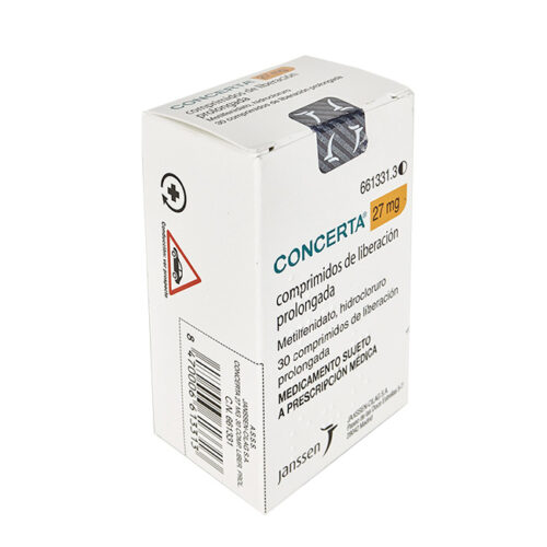 Concerta 27mg Tratamiento de Liberación Prolongada para el TDAH ...