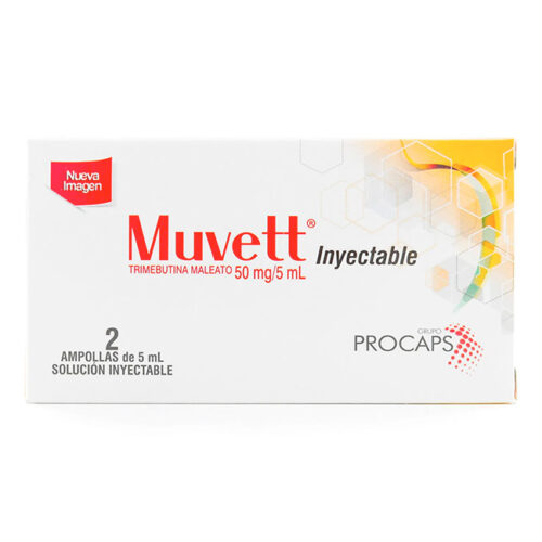 Muvett Inyectable 50mg/5ml Solución para Trastornos Gastrointestinales ...